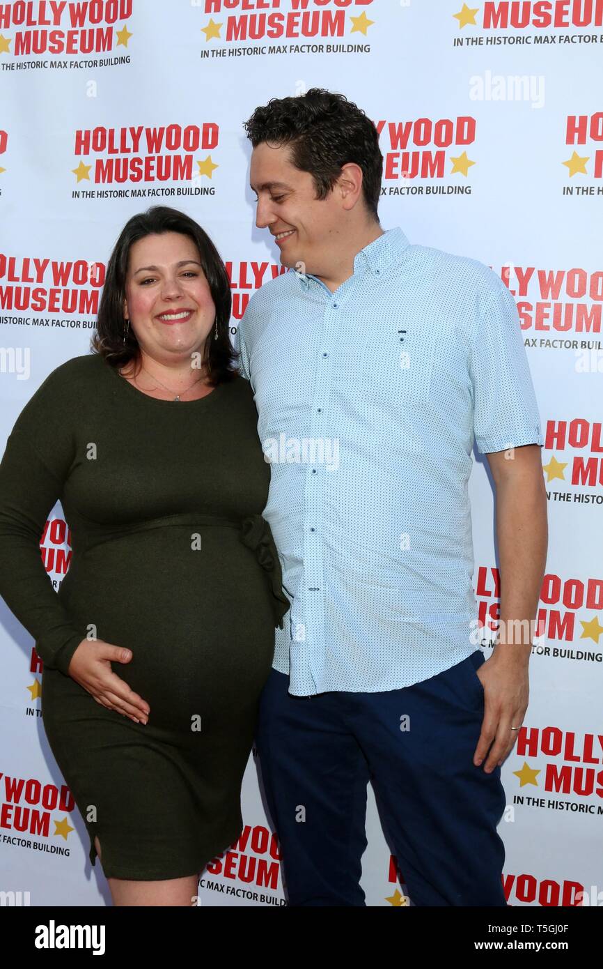 Los Angeles, CA, USA. 24th Apr, 2019. Katharine Luckinbill-Conner, Jeff ...