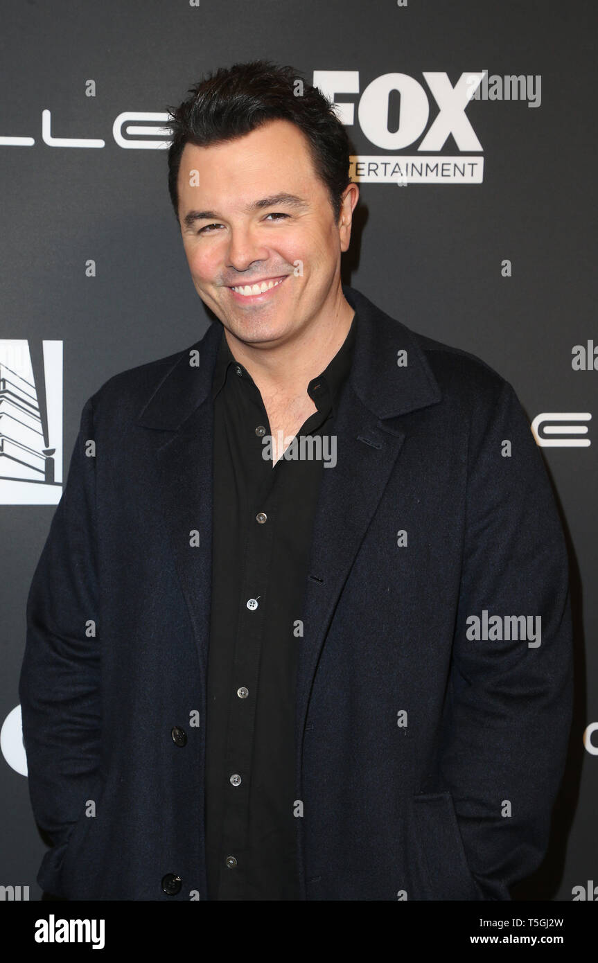 Los Angeles, Ca, USA. 24th Apr, 2019. Seth MacFarlane, arrives at the ...