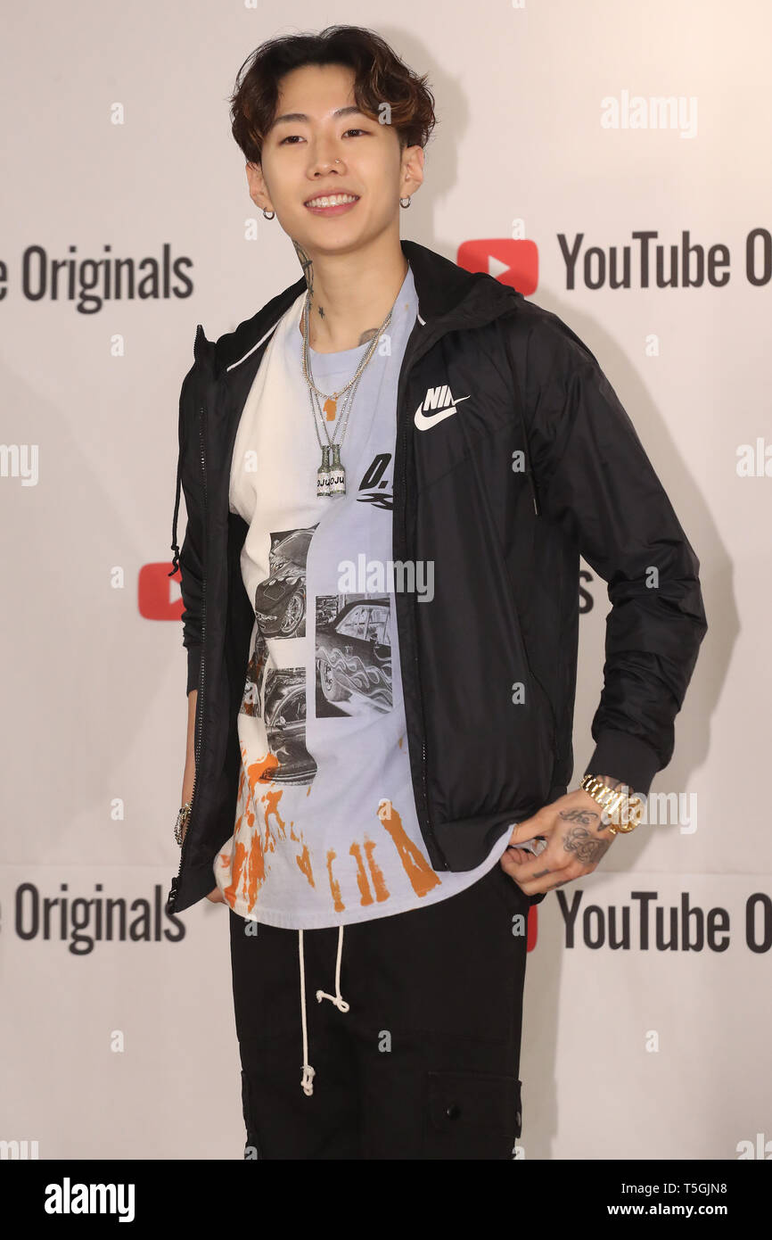 25th Apr, 2019. South Korean singer Jay Park Singer Jay Park poses ...