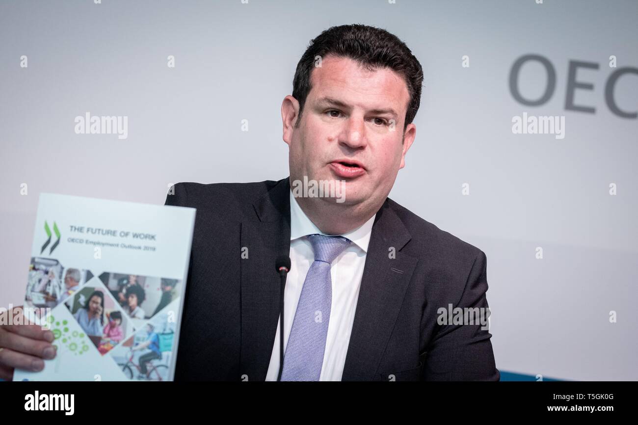 Berlin, Germany. 25th Apr, 2019. Hubertus Heil (SPD), Federal Minister ...