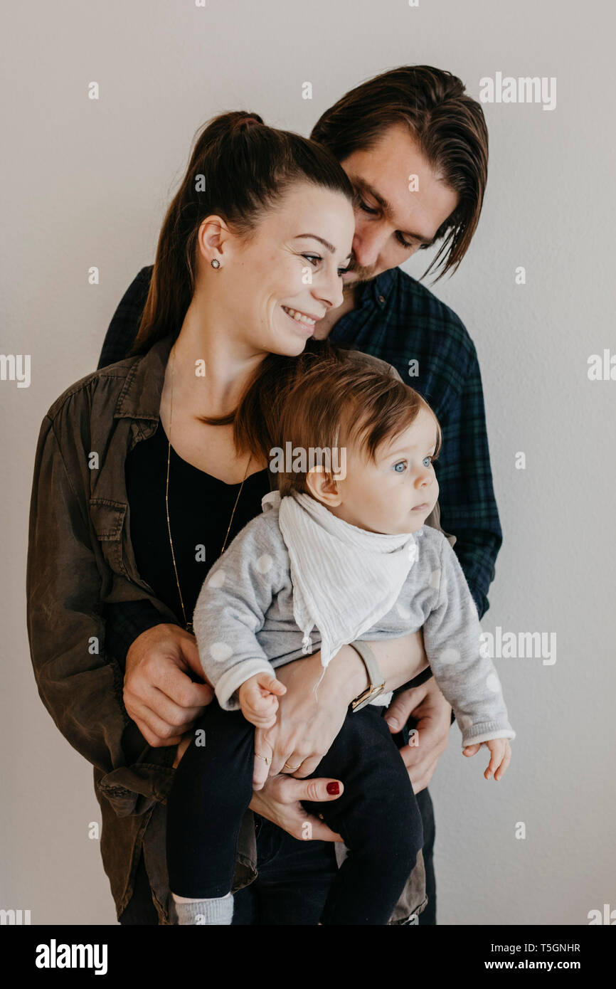 Parents and baby girl hi-res stock photography and images - Alamy