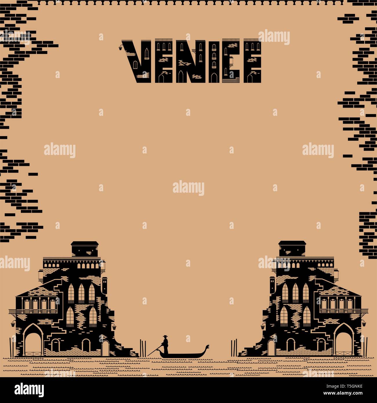 Venice home Stock Vector Images - Alamy