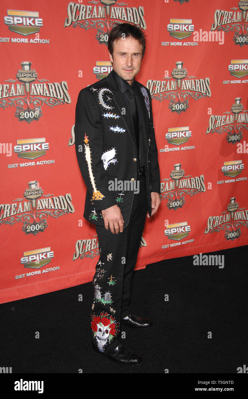 LOS ANGELES, CA. October 08, 2006: DAVID ARQUETTE at the Spike TV Scream Awards 2006 at the ...