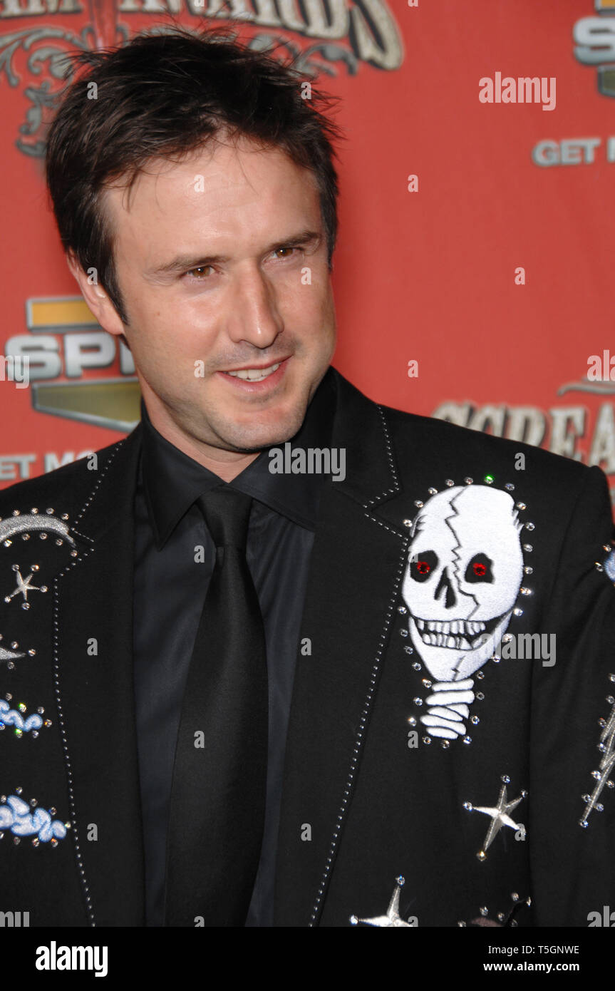 LOS ANGELES, CA. October 08, 2006: DAVID ARQUETTE at the Spike TV Scream Awards 2006 at the ...