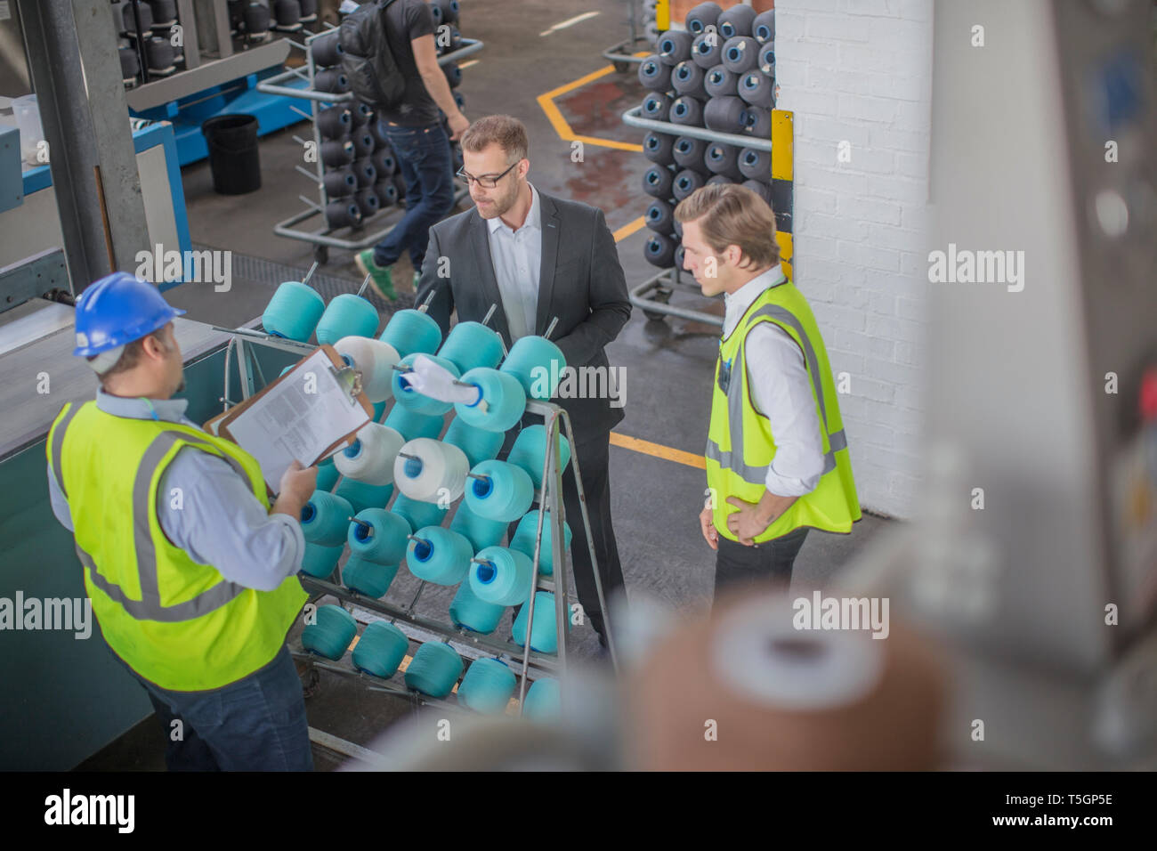 Staff checking hi-res stock photography and images - Alamy