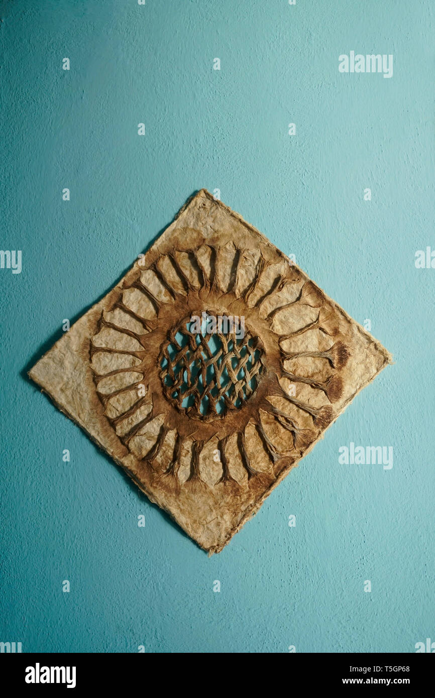 Amate paper artwork, Mexico Stock Photo - Alamy