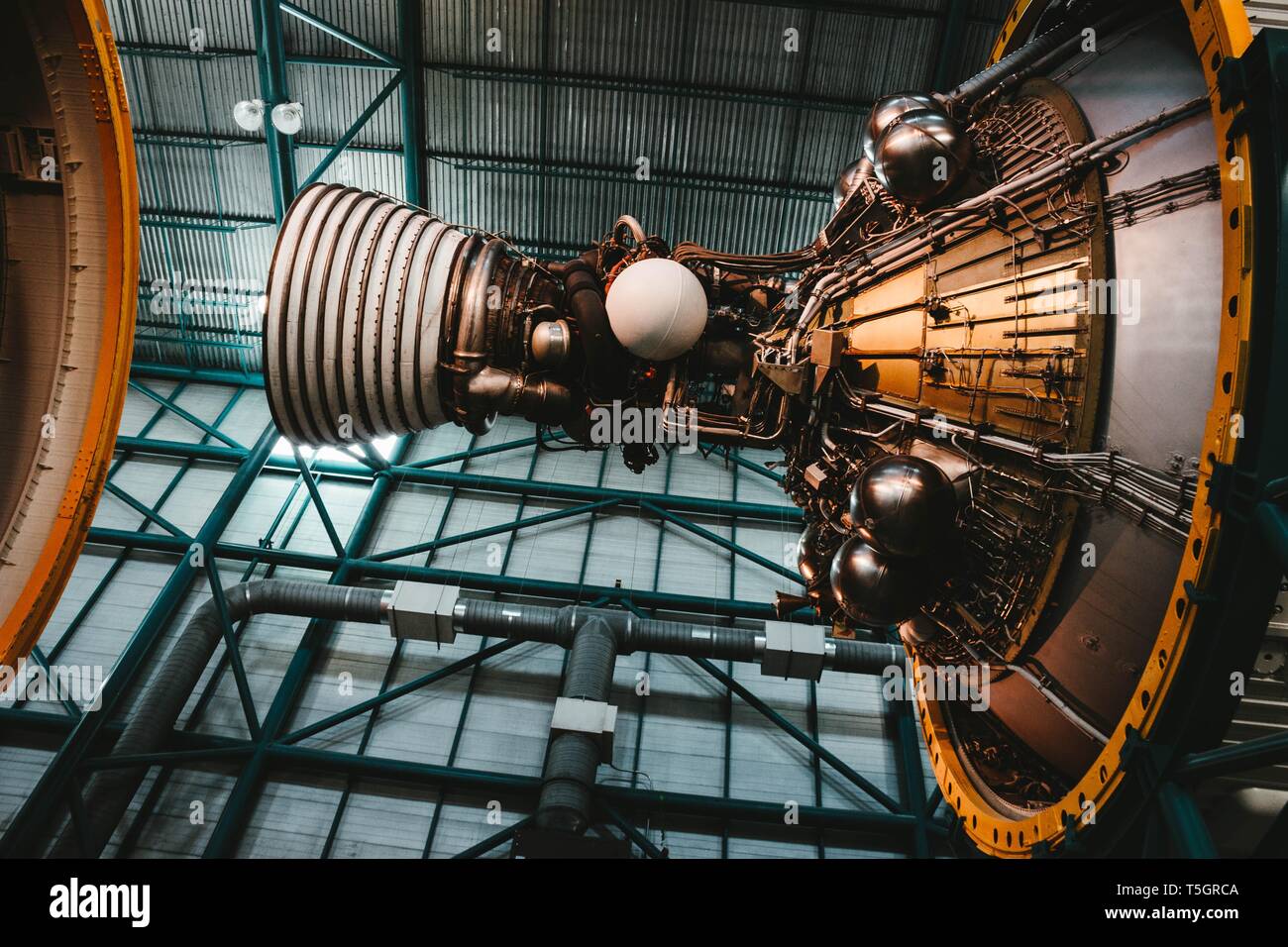 A process of building a space rocket engine Stock Photo - Alamy