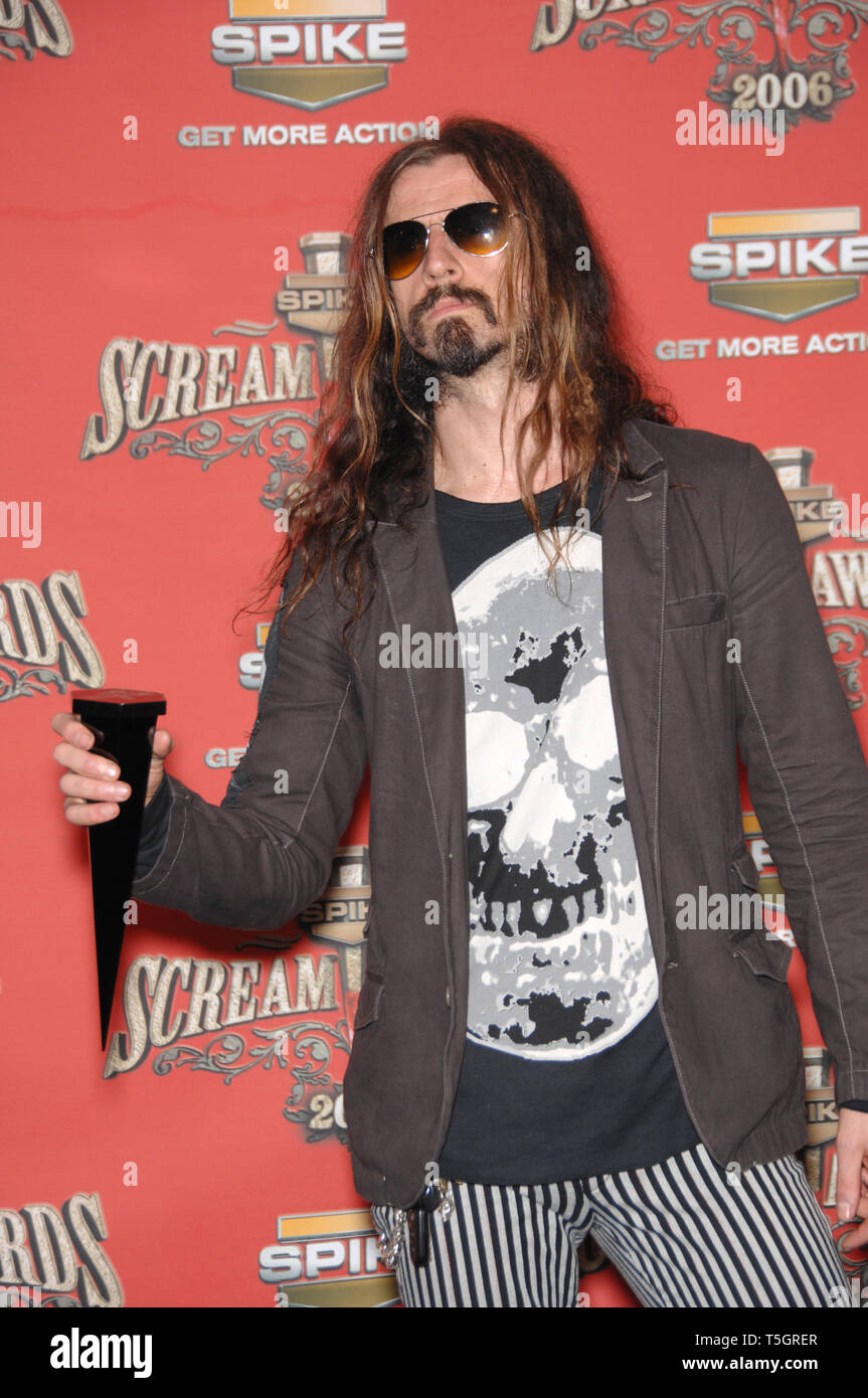 LOS ANGELES, CA. October 08, 2006: ROB ZOMBIE at the Spike TV Scream Awards 2006 at the Pantages ...