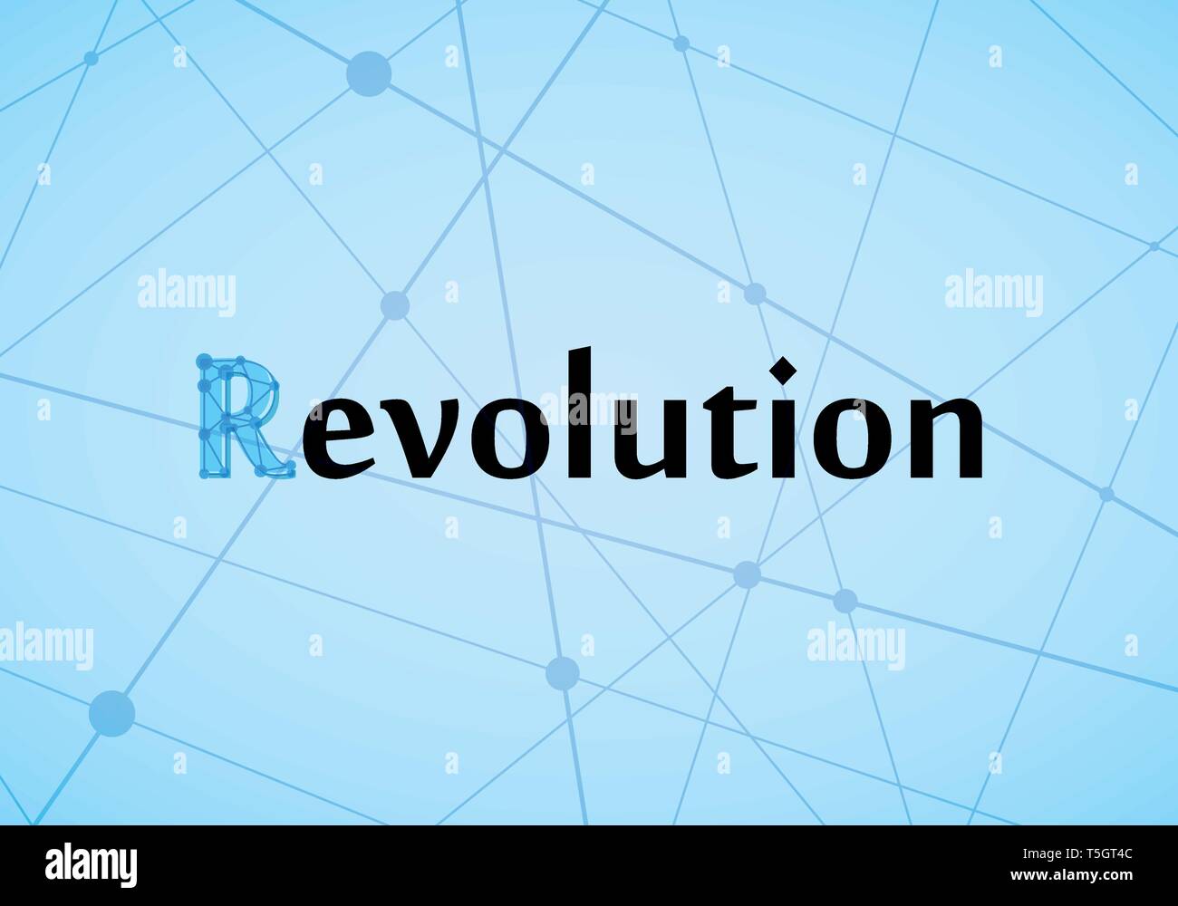 Creative Banner with Web of network or social connections. Vector ...