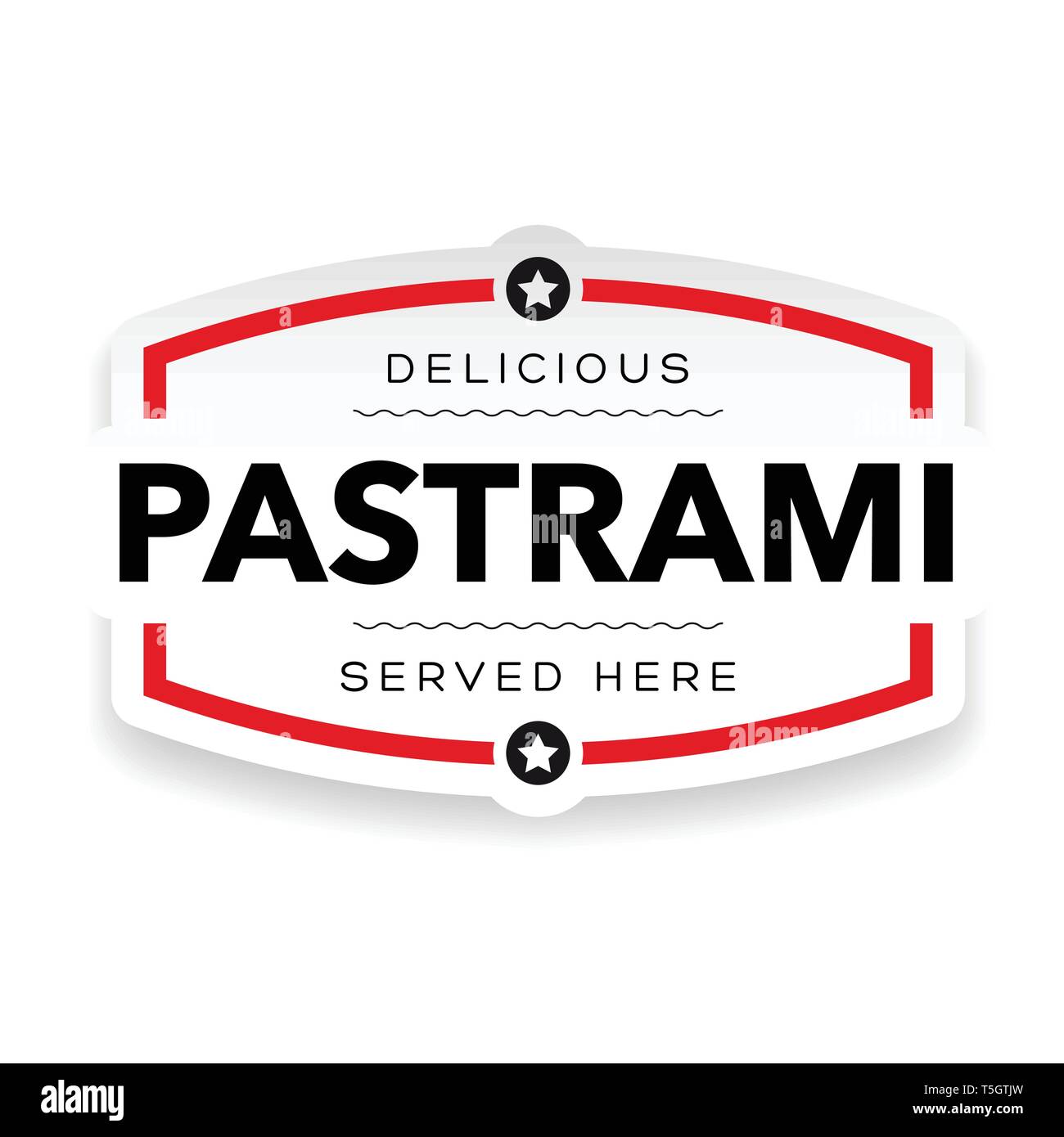 Pastrami sandwich vintage stamp Stock Vector Image & Art - Alamy