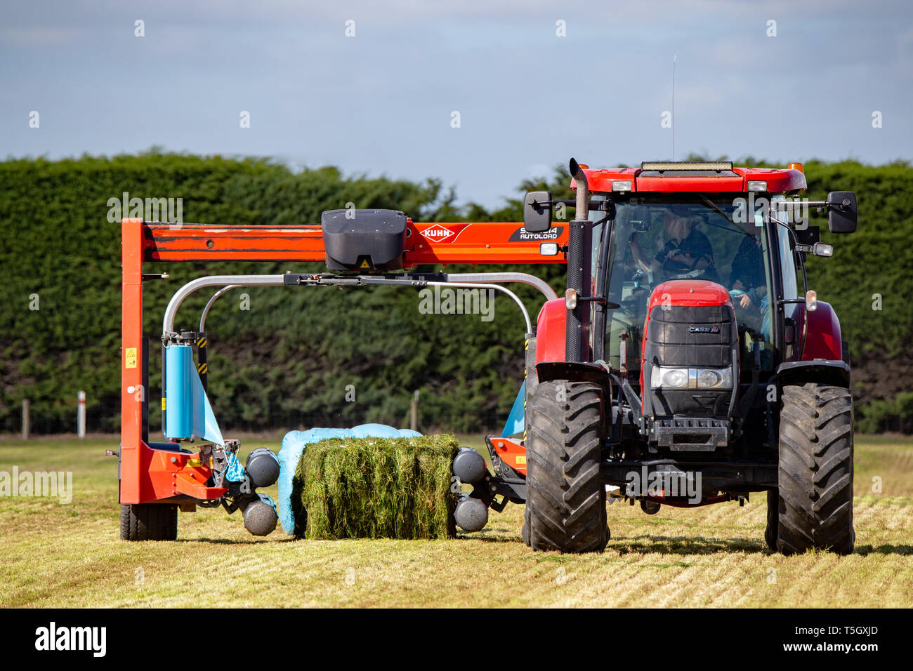 Bale wrapper machine hi-res stock photography and images - Alamy