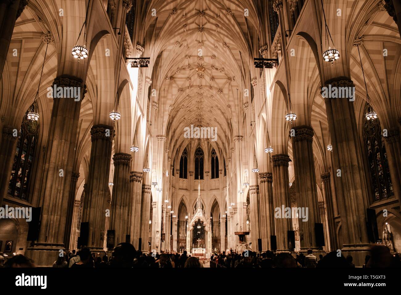 Beautiful architecture of a church Stock Photo - Alamy