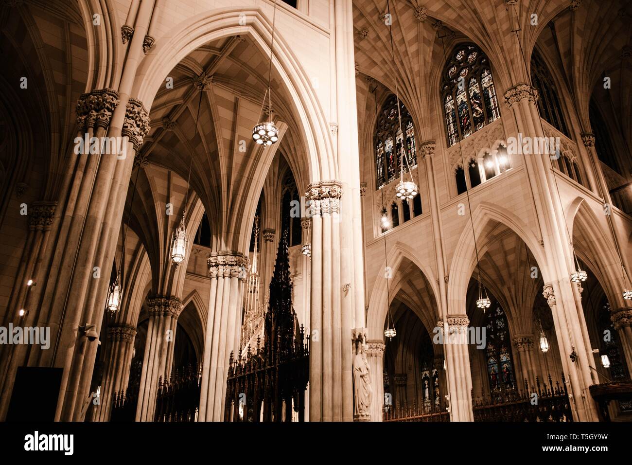 Beautiful architecture of a church Stock Photo - Alamy