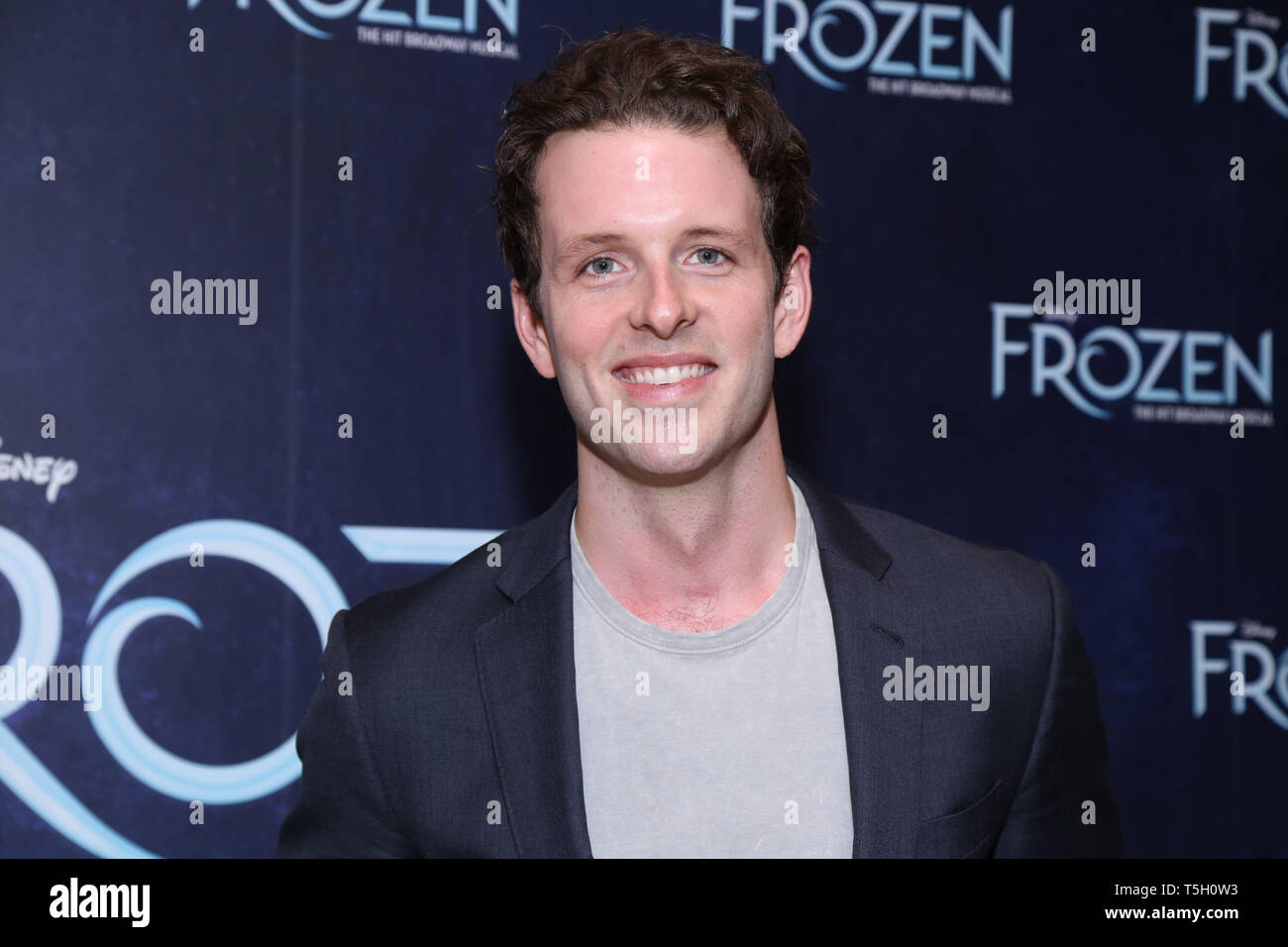 1 year anniversary party for Disney Frozen The Broadway Musical held at ...