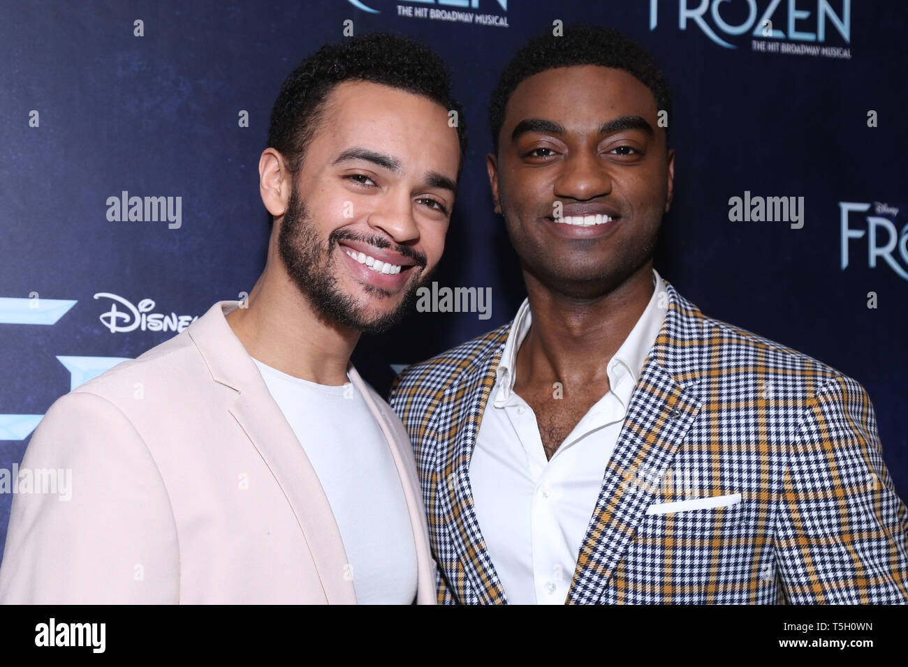 1 year anniversary party for Disney Frozen The Broadway Musical held at ...