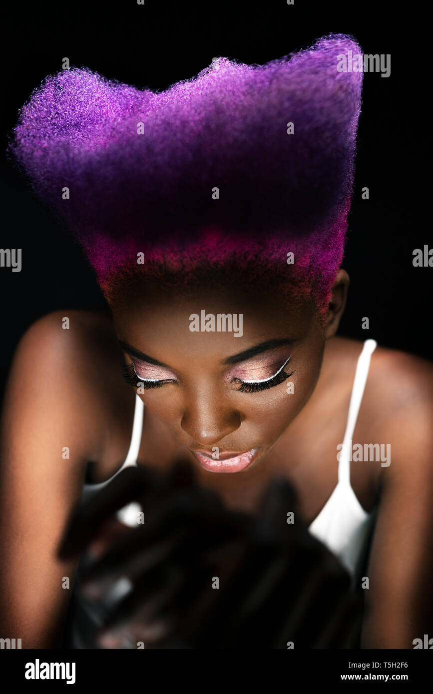 Eccentric woman hi-res stock photography and images - Alamy