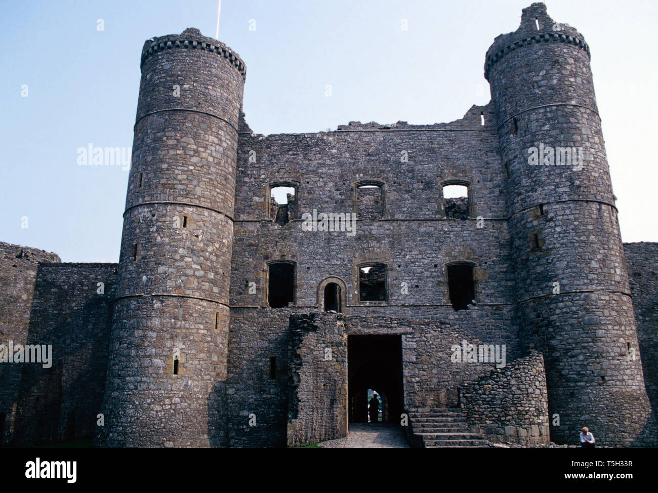 Harlech castle wales hi-res stock photography and images - Alamy