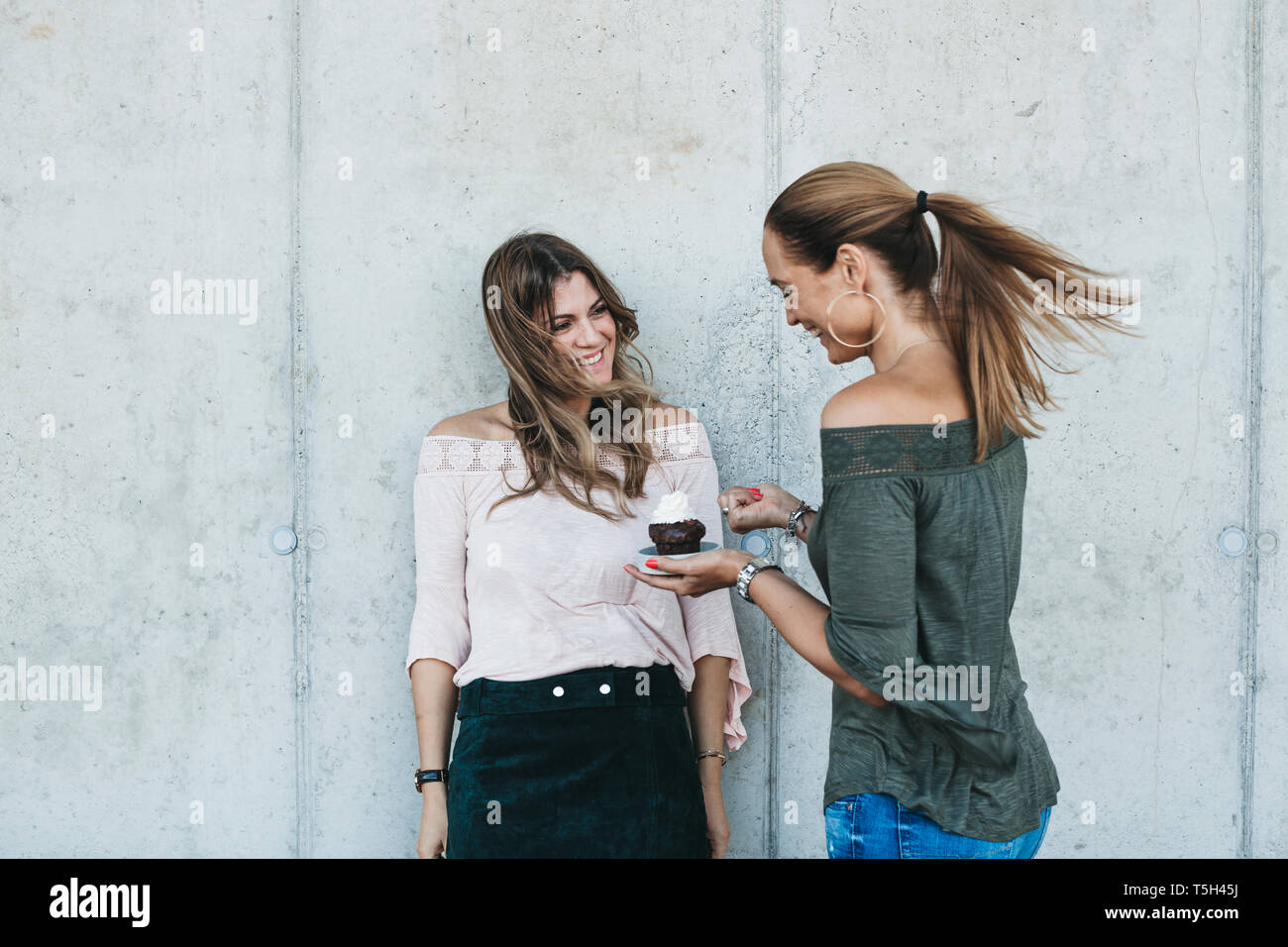 Two best friends celebrating birthday Stock Photo - Alamy