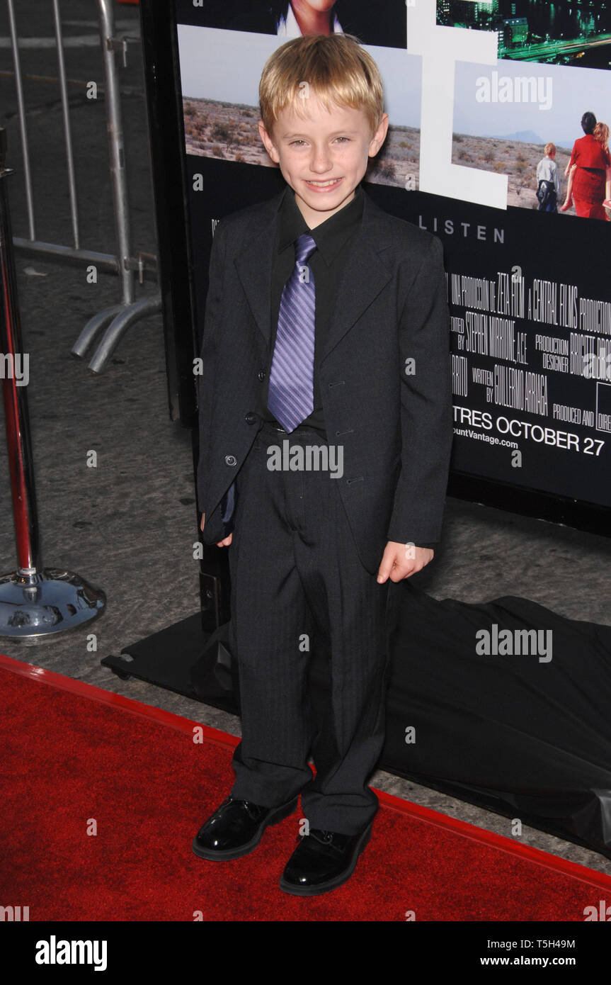 LOS ANGELES, CA. November 05, 2006: NATHAN GAMBLE at the Los Angeles ...