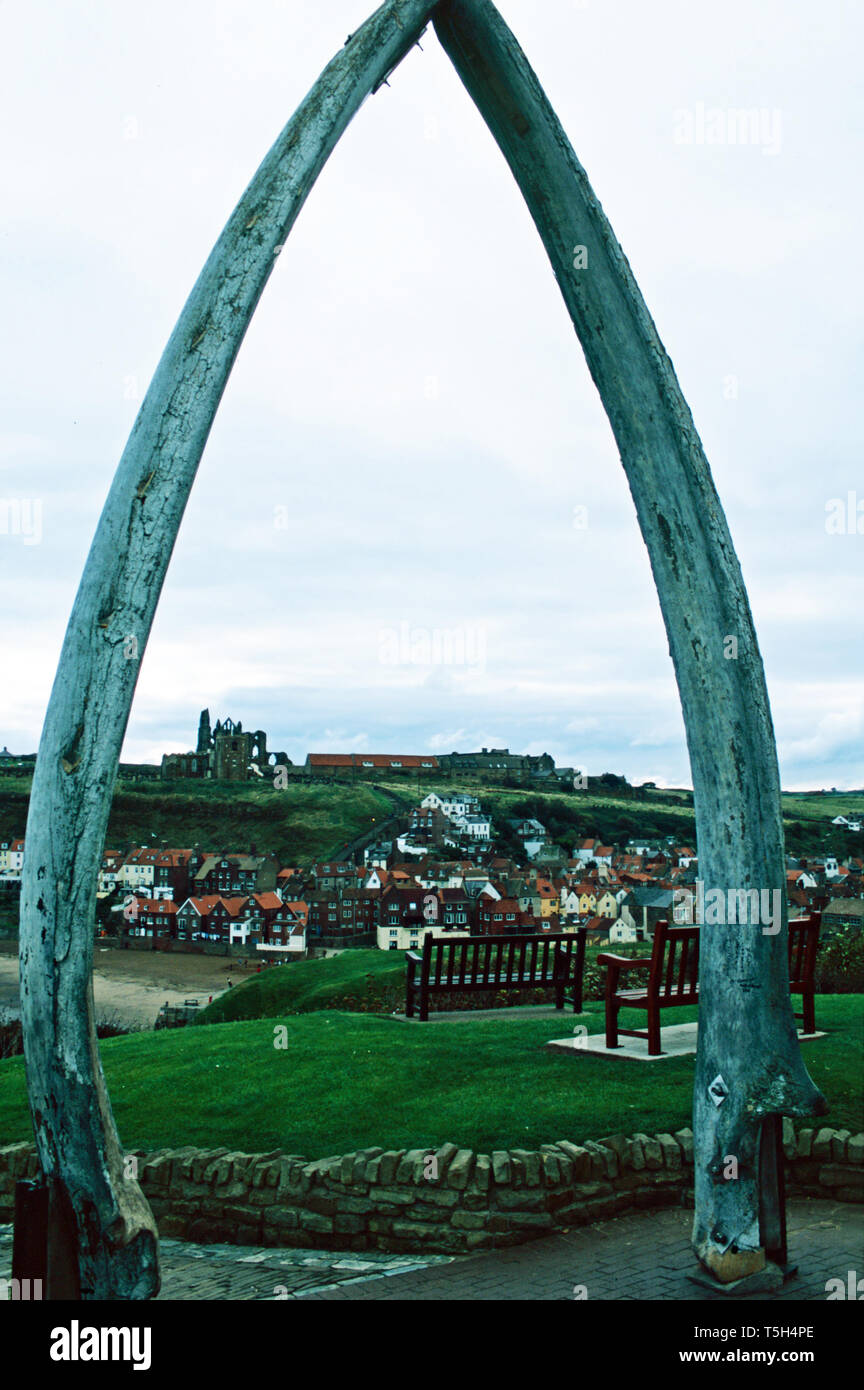 Whale Bone Arch,Whitby,England Stock Photo - Alamy