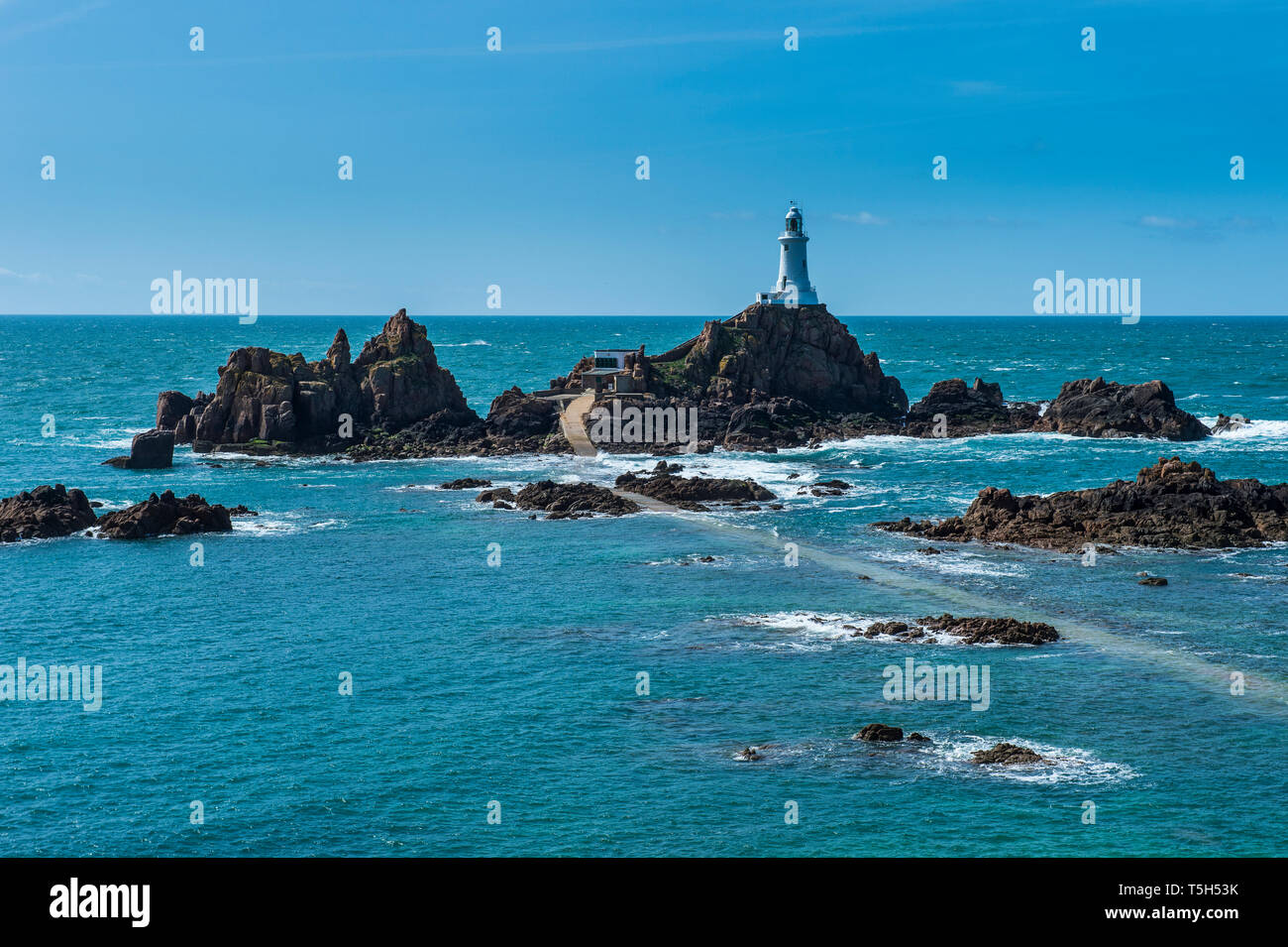 Jersey channel islands lighthouse hi-res stock photography and images ...