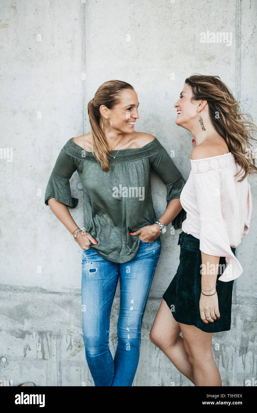 Two best friends having fun together Stock Photo - Alamy