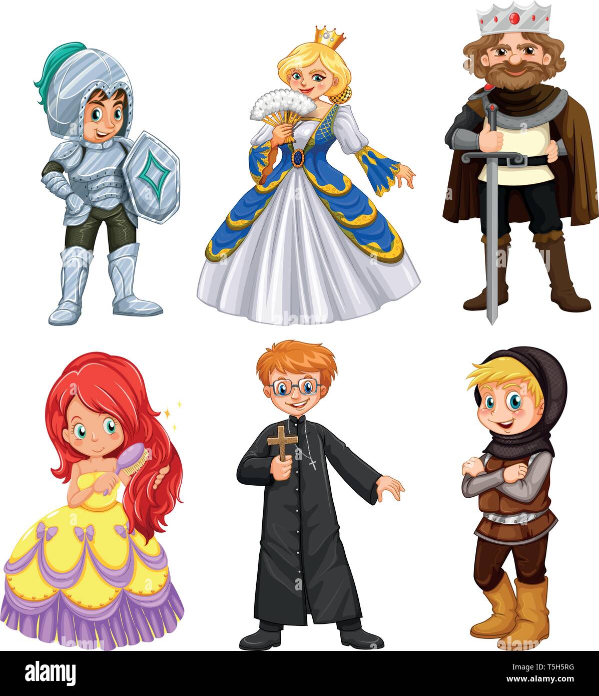 Set of different character illustration Stock Vector Image & Art - Alamy