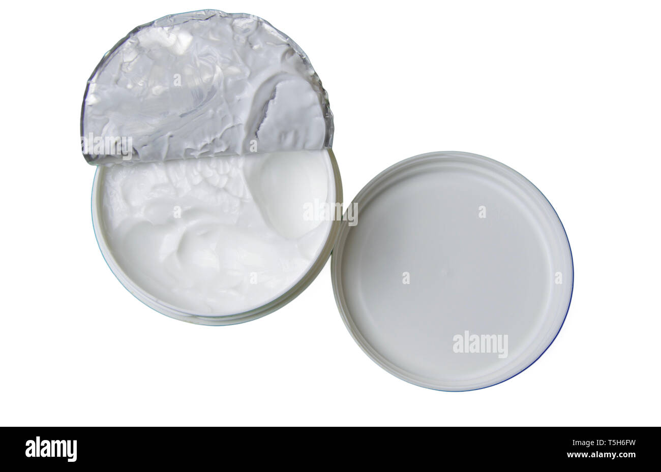 Jar of hand cream isolated in white background Stock Photo - Alamy