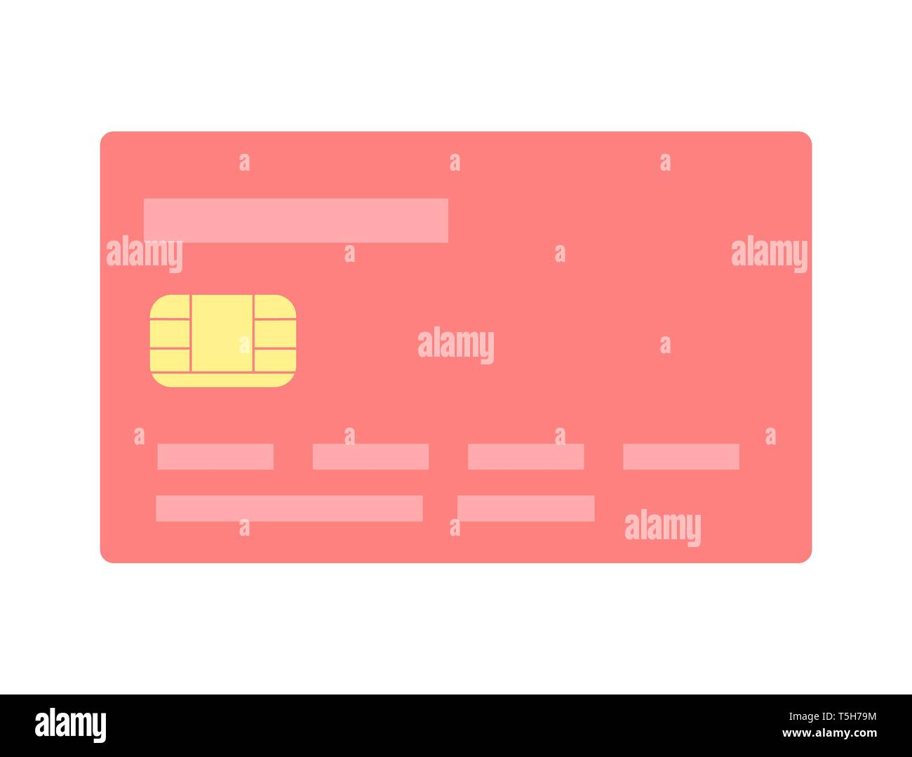 Credit Card Icon. Bank Credit Card simple illustration Stock Photo - Alamy