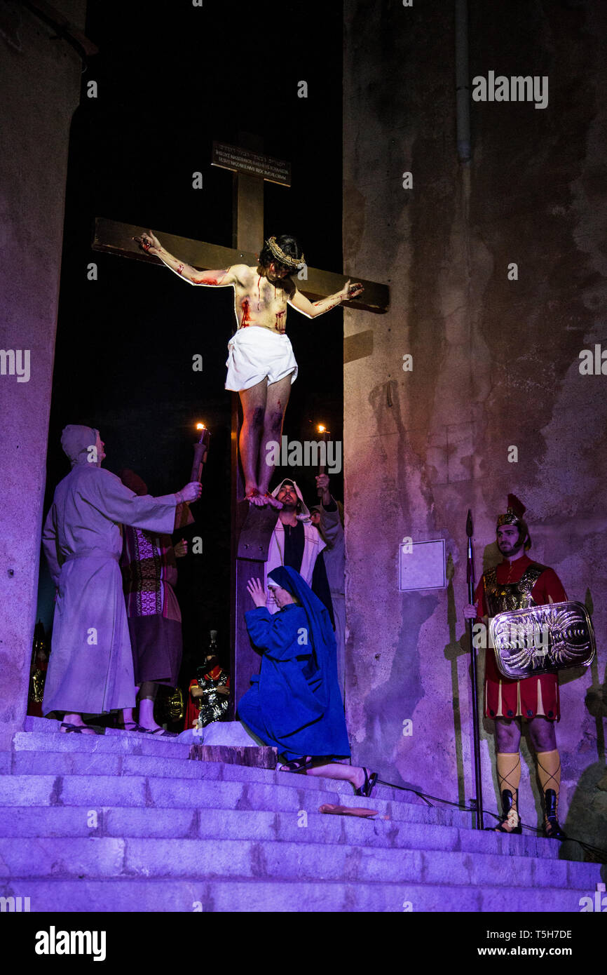 Verges, a small town in the Northeast of Catalonia (Spain), during ...