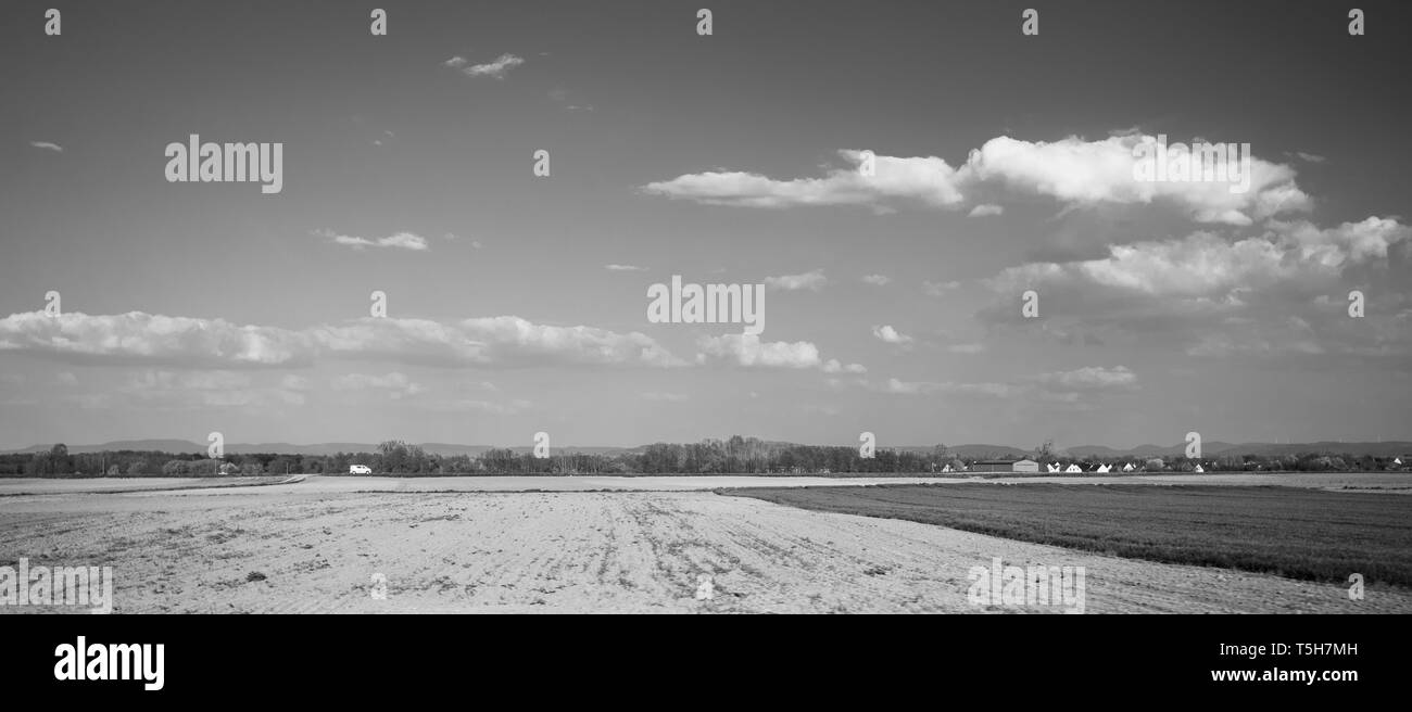 Rv in forest Black and White Stock Photos & Images - Alamy