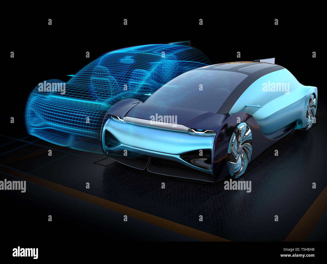 Futuristic Car Drawing Stock Photos & Futuristic Car Drawing Stock ...