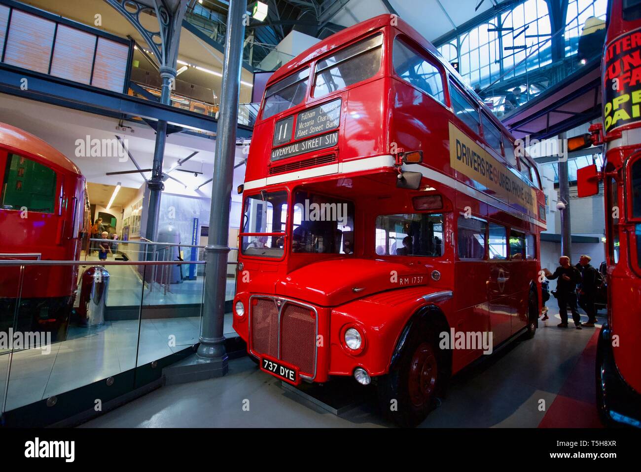 1963 AEC Routemaster double decker London bus, London Transport Museum ...