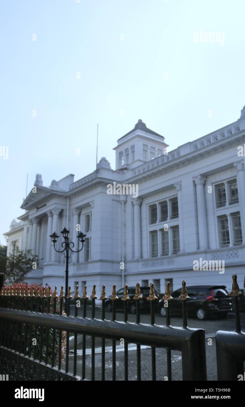 the white building Stock Photo - Alamy