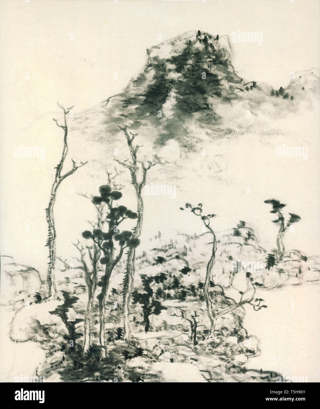 The Bada Shanren in the Qing Dynasty Stock Photo - Alamy