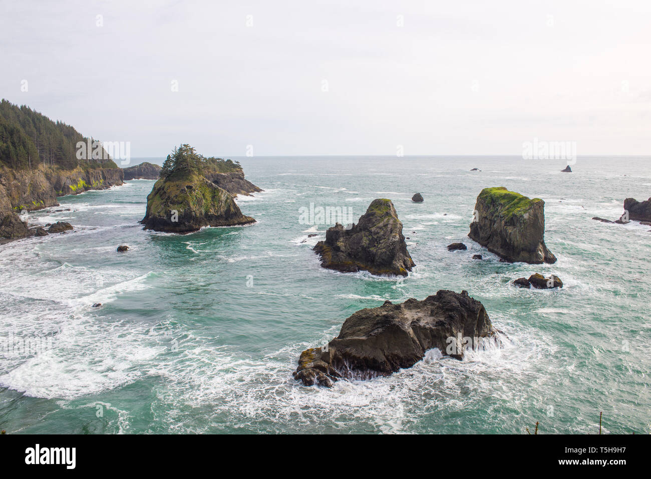 Beautiful Oregon Coast Stock Photo - Alamy