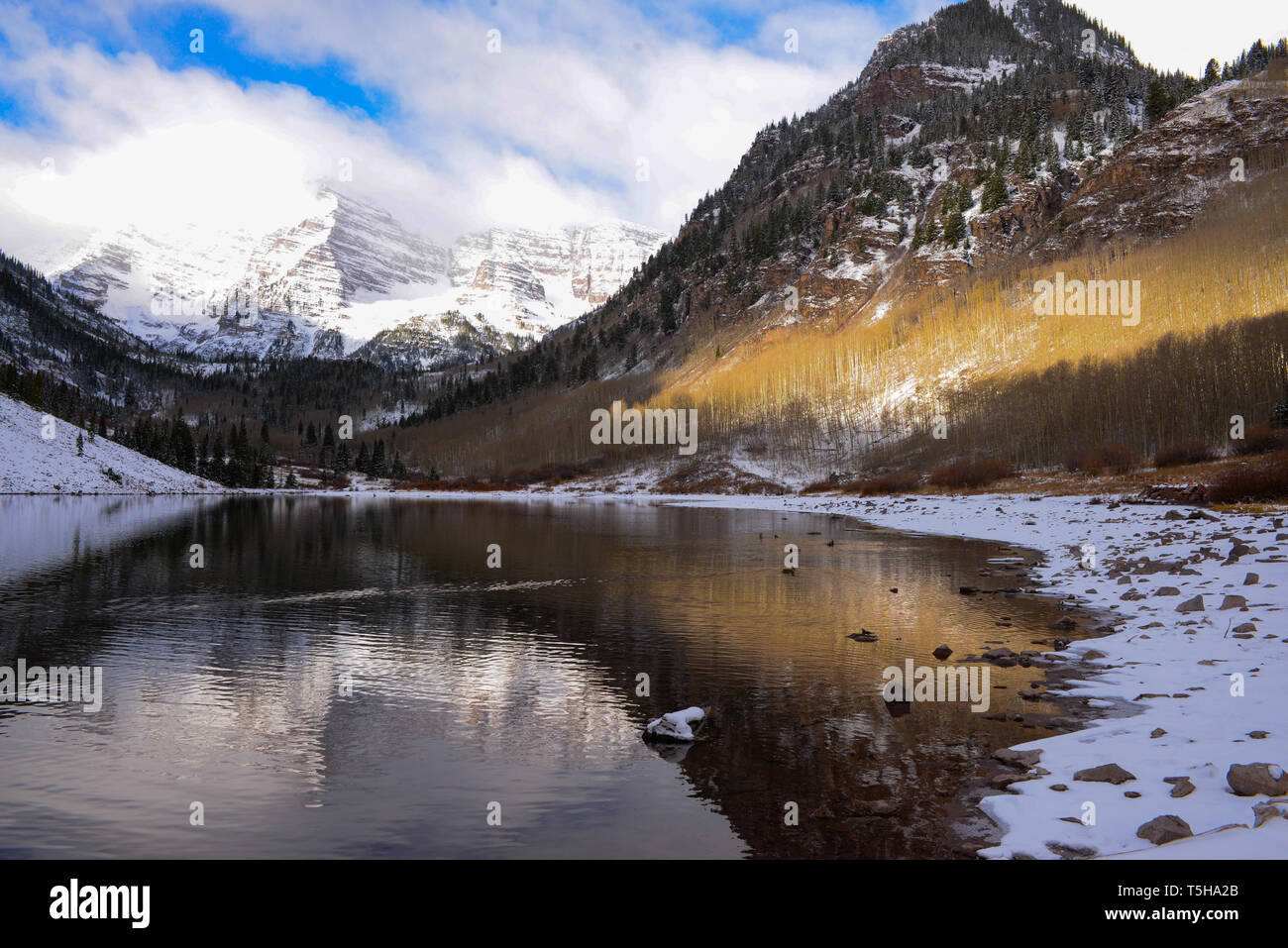 Maroon Bells, Colorado Stock Photo - Alamy