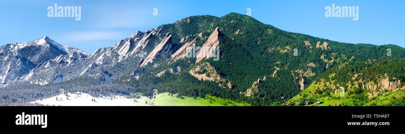 Boulder flatirons hi-res stock photography and images - Alamy