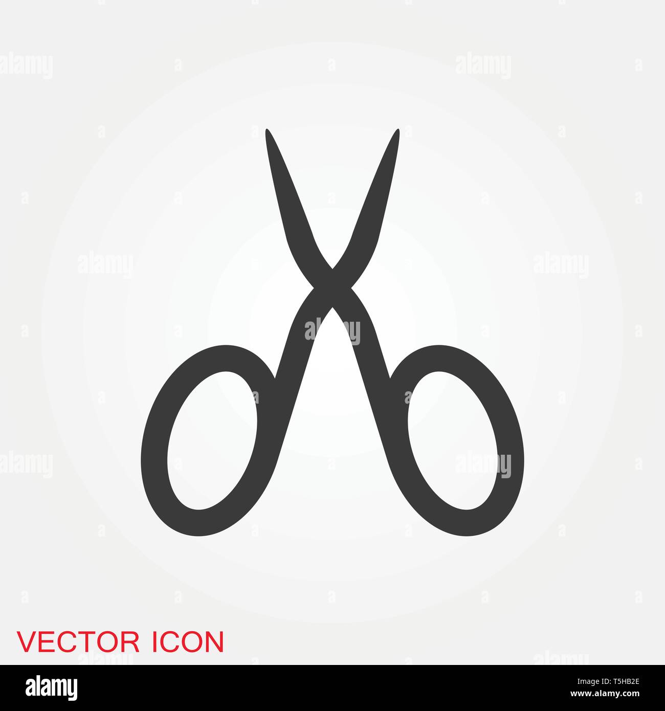 Scissors icon vector sign symbol Stock Vector Image & Art - Alamy
