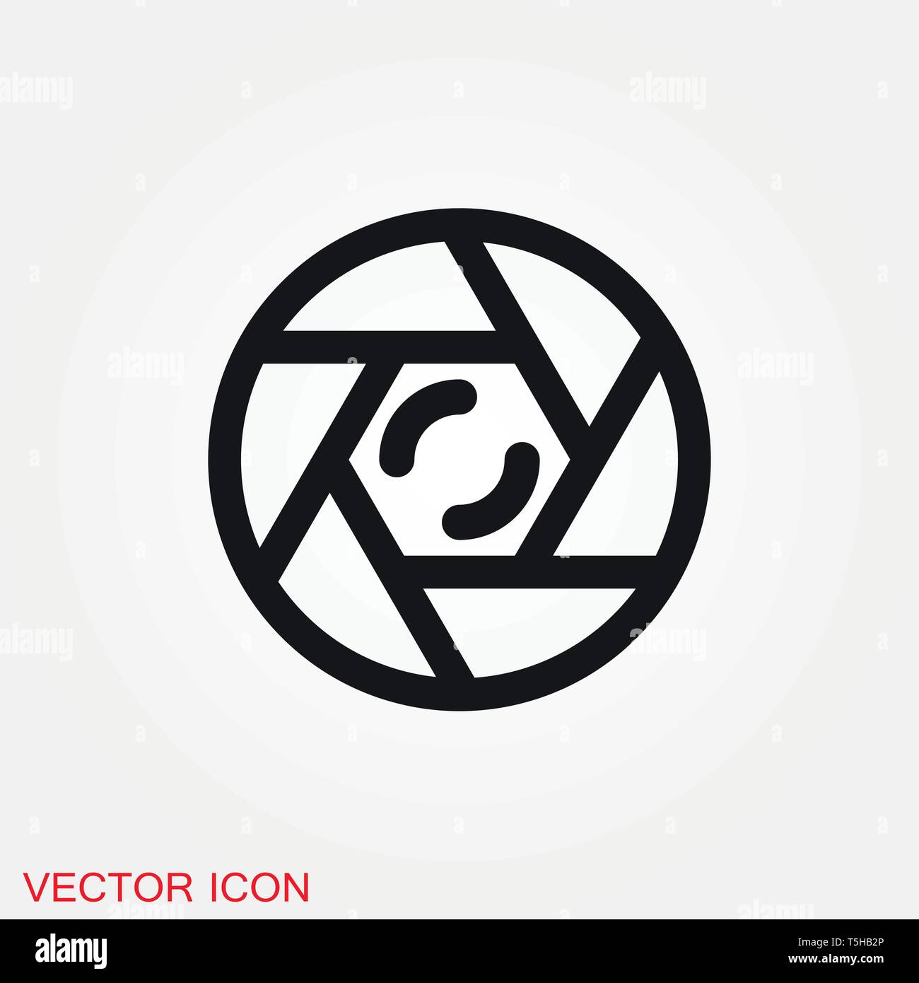 Objective icon Stock Vector Images - Alamy