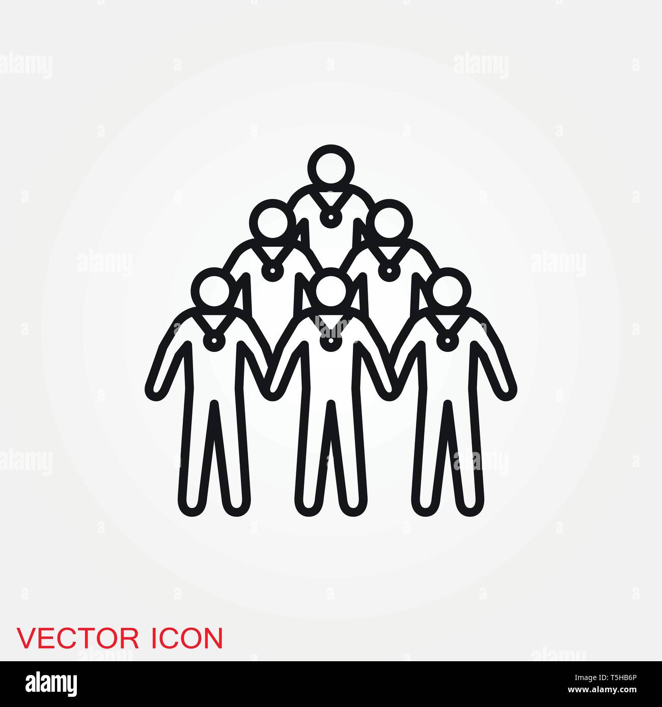 Team icon vector sign symbol for design Stock Vector Image & Art - Alamy