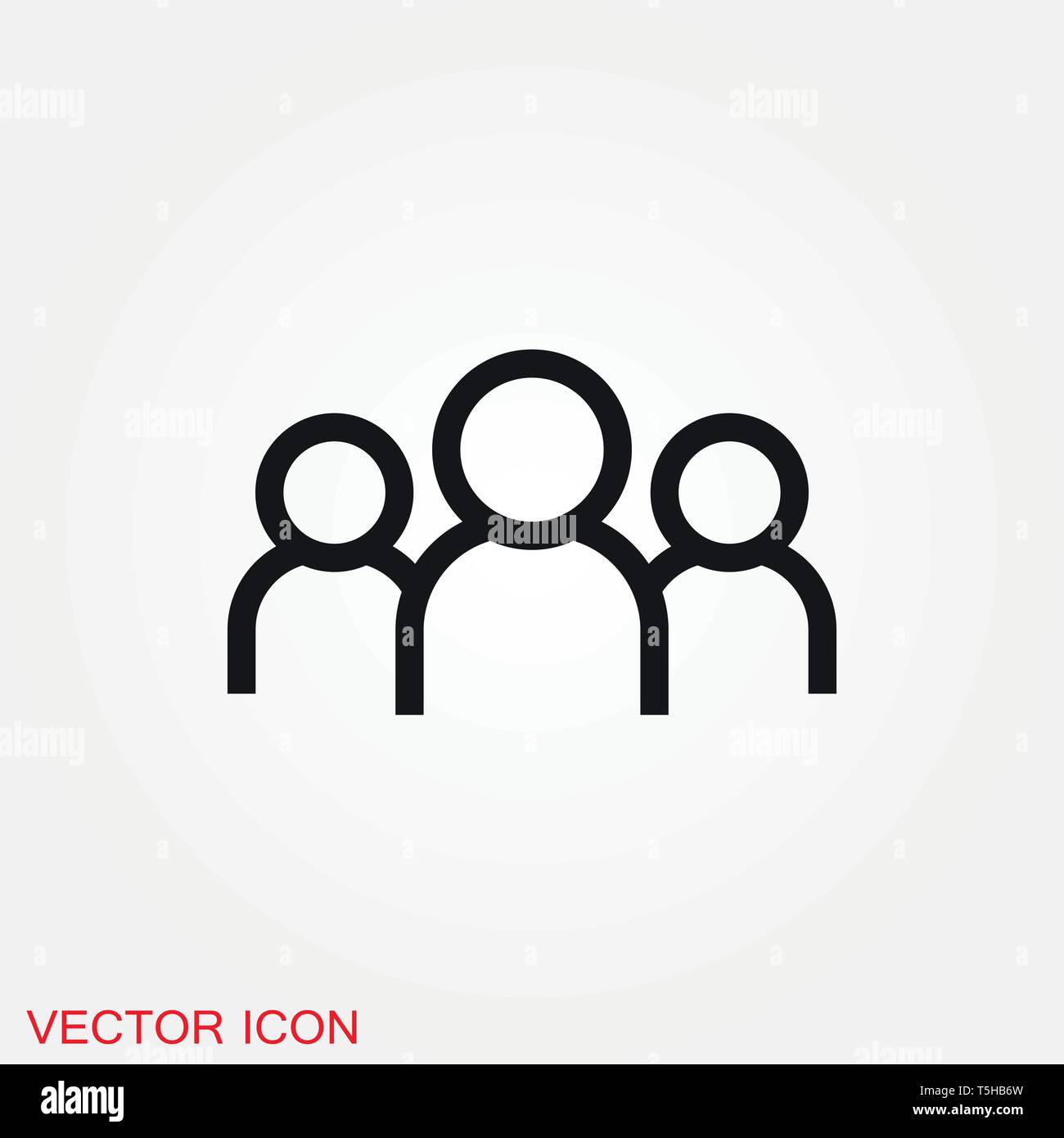 Team icon vector sign symbol for design Stock Vector Image & Art - Alamy