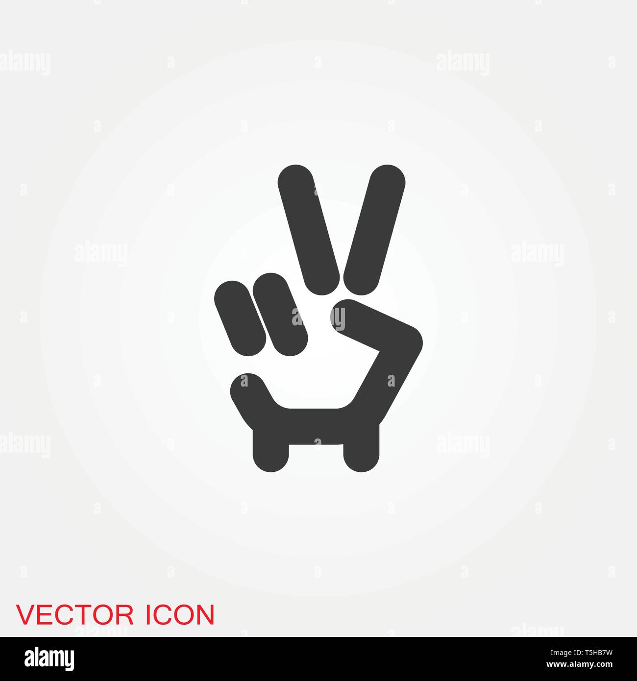 Victory icon vector sign symbol for design Stock Vector Image & Art - Alamy