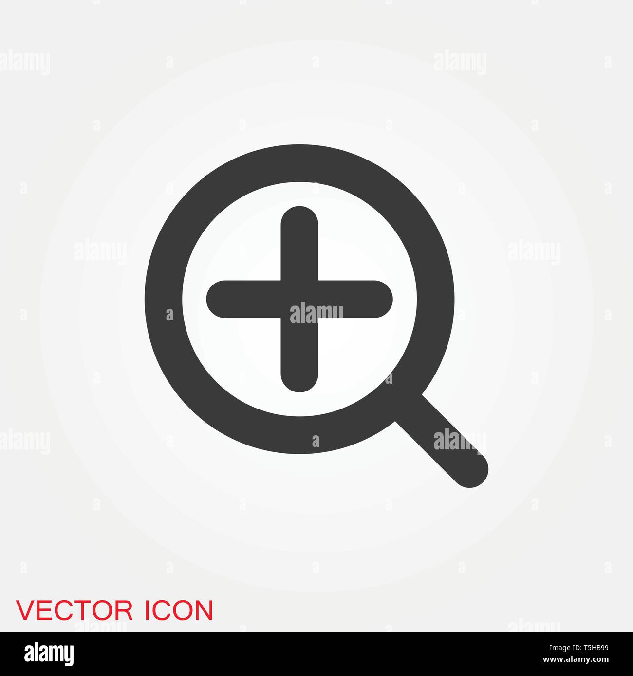 Zoom icon vector sign symbol for design Stock Vector Image & Art - Alamy