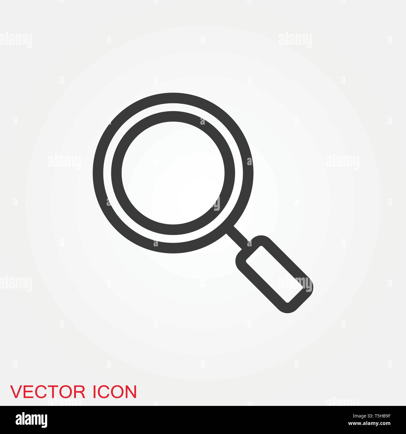 Zoom icon vector sign symbol for design Stock Vector Image & Art - Alamy