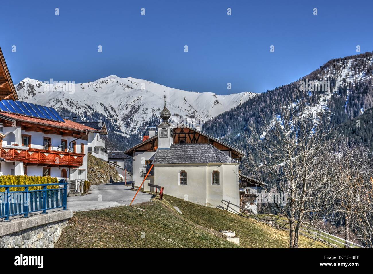 Navis, Dorf, Tirol, Navistal, Naviser Tal, Innsbruck Land, Österreich ...