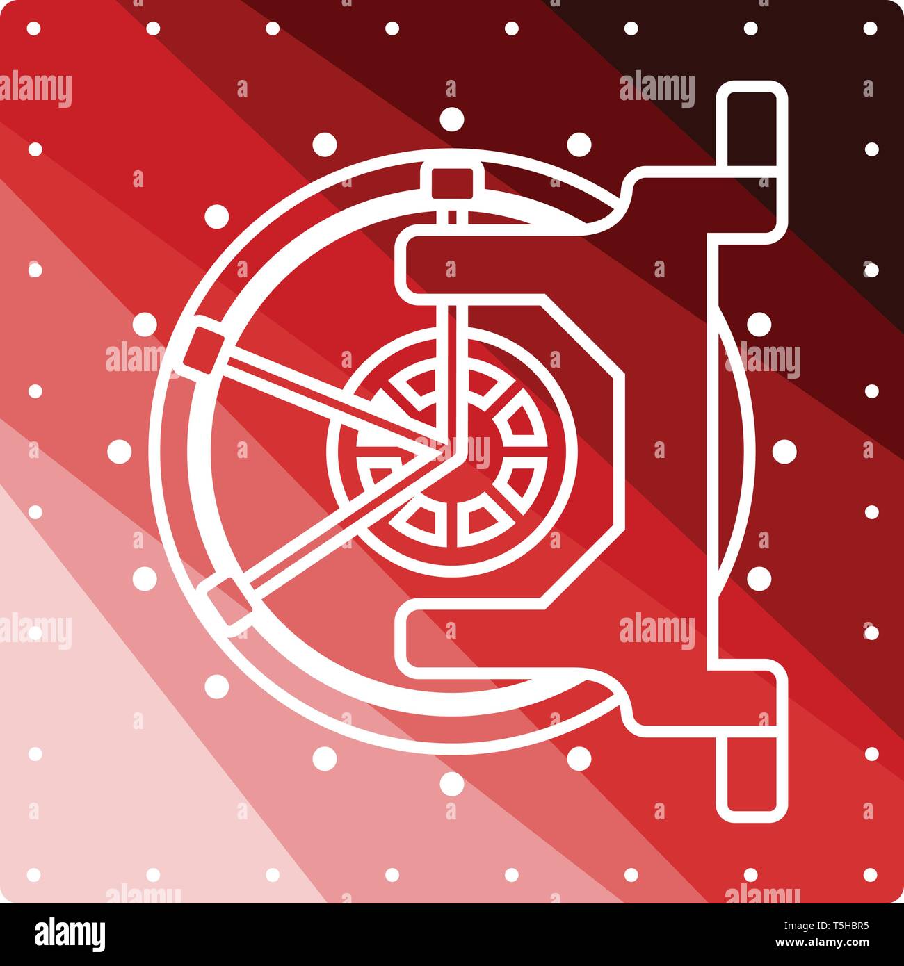 Safe icon. Flat color design. Vector illustration Stock Vector Image ...