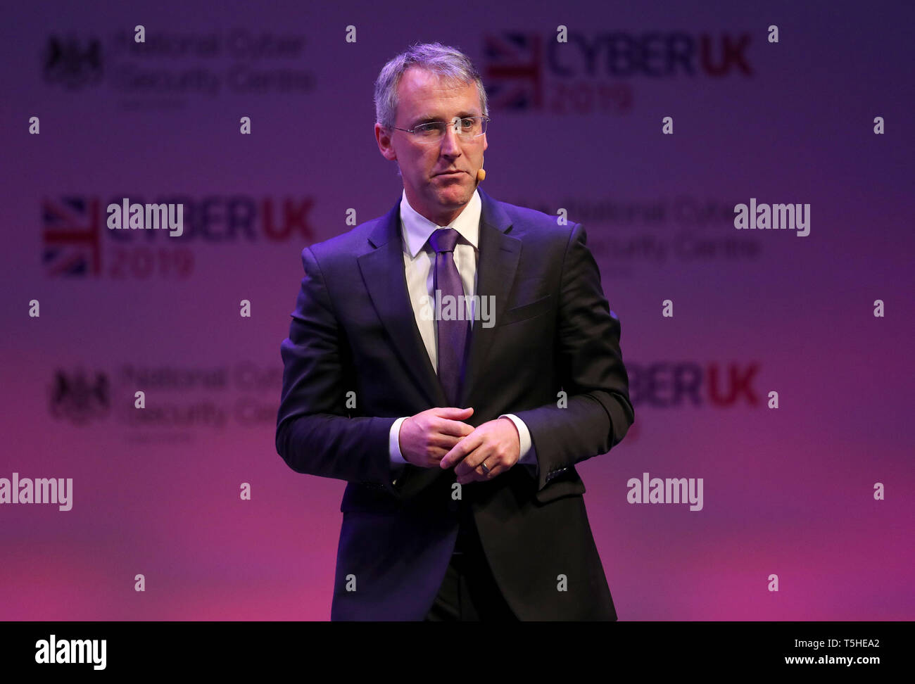 Ciaran Martin (UK National Cyber Security Centre) during CYBERUK held ...