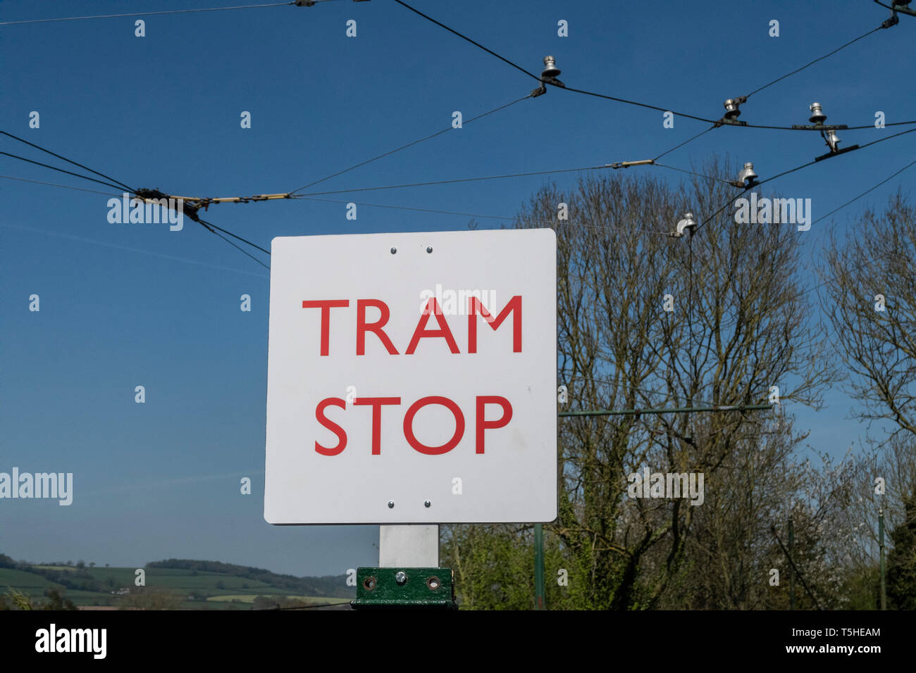 Tramway sign hi-res stock photography and images - Alamy