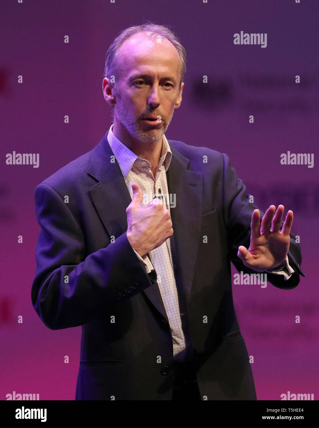 Adam Palser Chief Executive Officer of NCC Group speaking during ...
